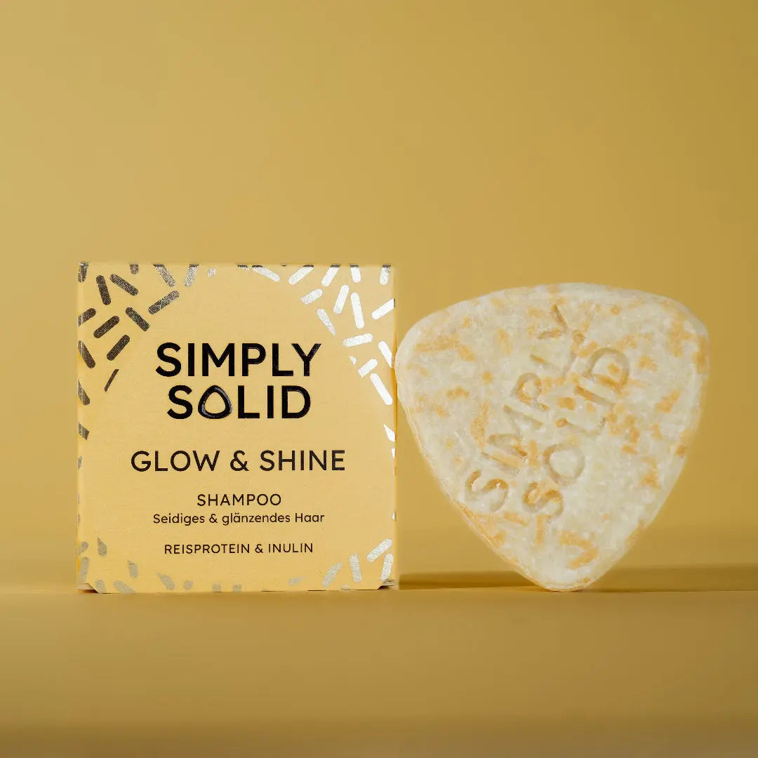 Glow & Shine Festes Shampoo Solid für kräftiges Haar